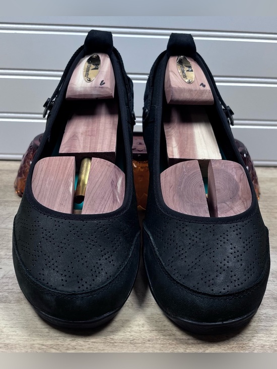Teva | Shoes | Teva Niyama Flat Perf Black Suede Convertible Mary Jane ...
